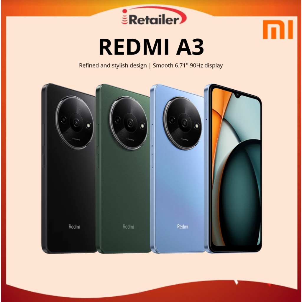 Xiaomi Redmi A3 4G - 100% Xiaomi Malaysia | Shopee Malaysia