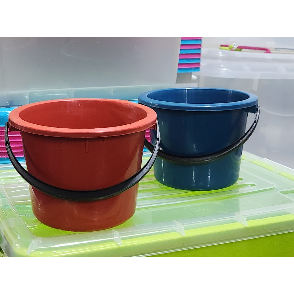 0.5 Gallon Plastic Pail/ Mini Timba Tong Baldi Plastik | Shopee Malaysia