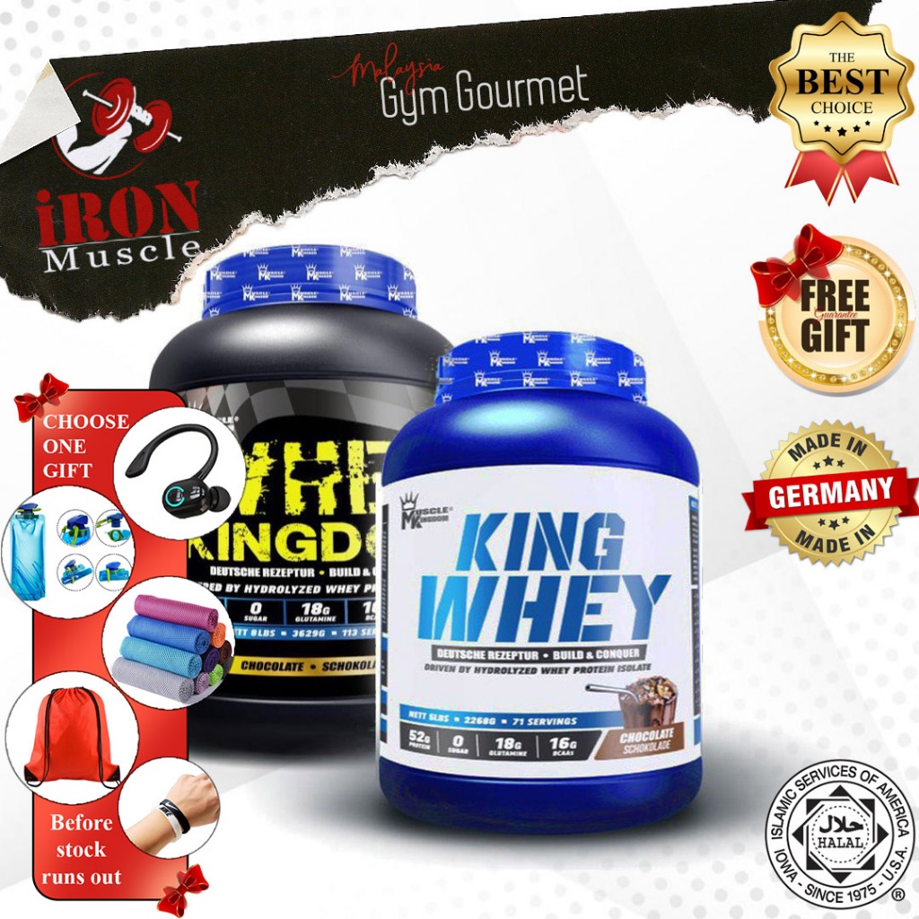 Free Gift - King whey protein hydro whey primary 5 lbs/8 lbs + ( whey ...