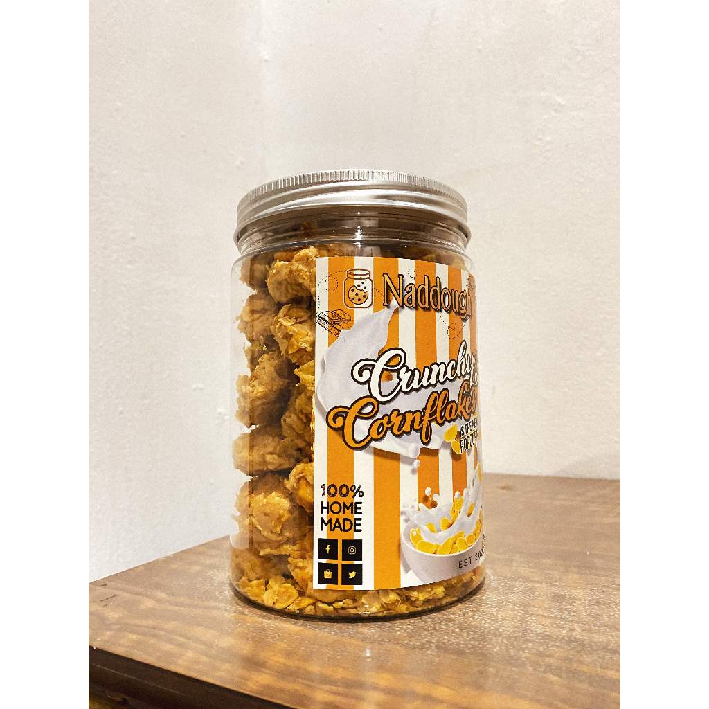 [READY STOCK][BIG] Crunchy Cornflakes Naddough Biskut HOMEMADE Rangup ...