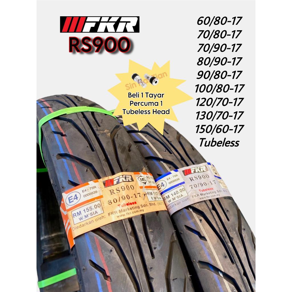 FKR RS900 Tubeless TL 60/80 70/80 70/90 80/80 80/90 90/80 100/80 120/70 130/70 150/60-17 Tayar ...