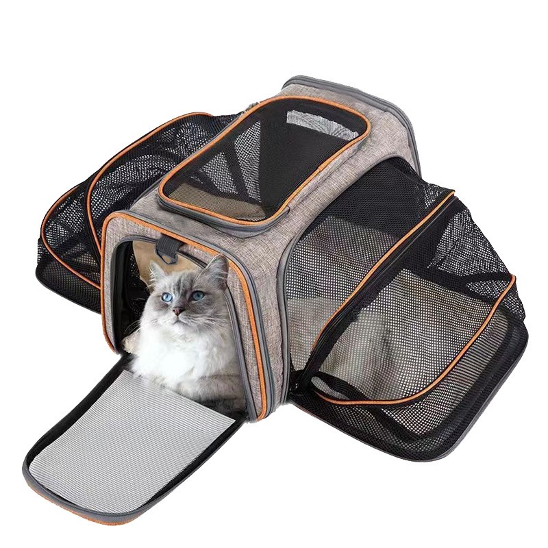 Large Expandable Pet Travel Carrier Dog Bag Cat Bag Pet Carrier Bag Pet ...