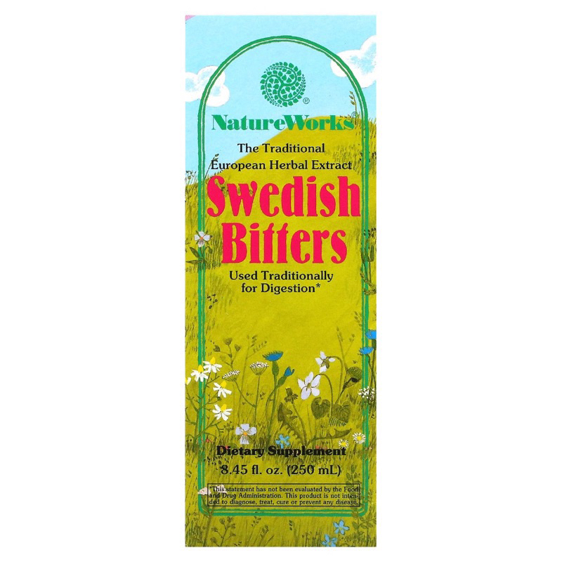 Nature's Way, NatureWorks, Swedish Bitters, 3.38 fl oz (100 ml) / 8.45 ...