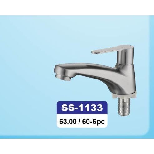 VIP SUS-304 Stainless Steel Pillar Tap Water Tap Faucet For Bathroom ...