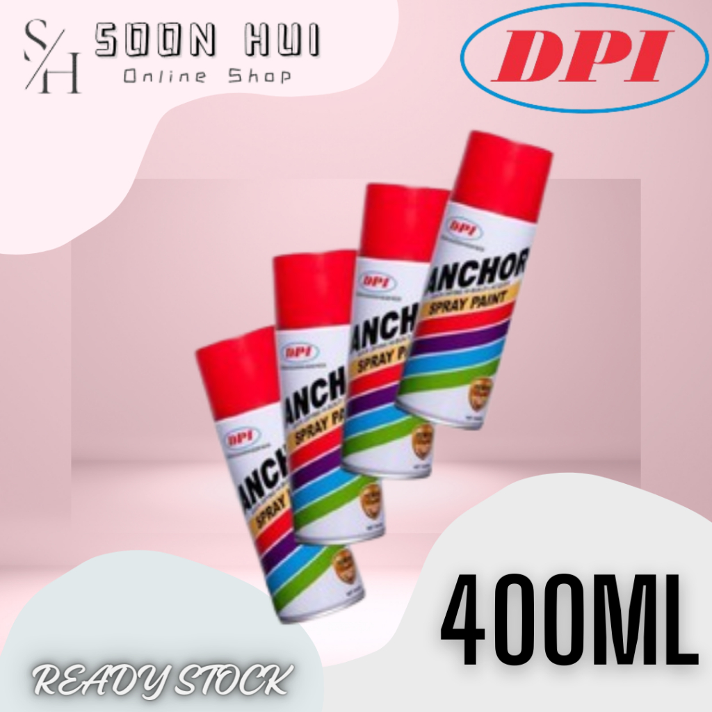 DPI ANCHOR Aerosol Spray Paint 400ML / Spray tin /Cat Spray /喷漆 ...