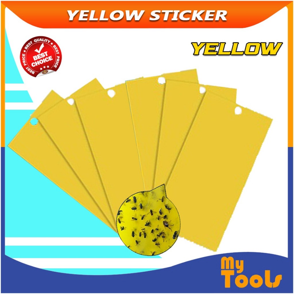 Mytools Insect Yellow Sticker/ Perangkap Serangga/ Pelekat Serangga ...