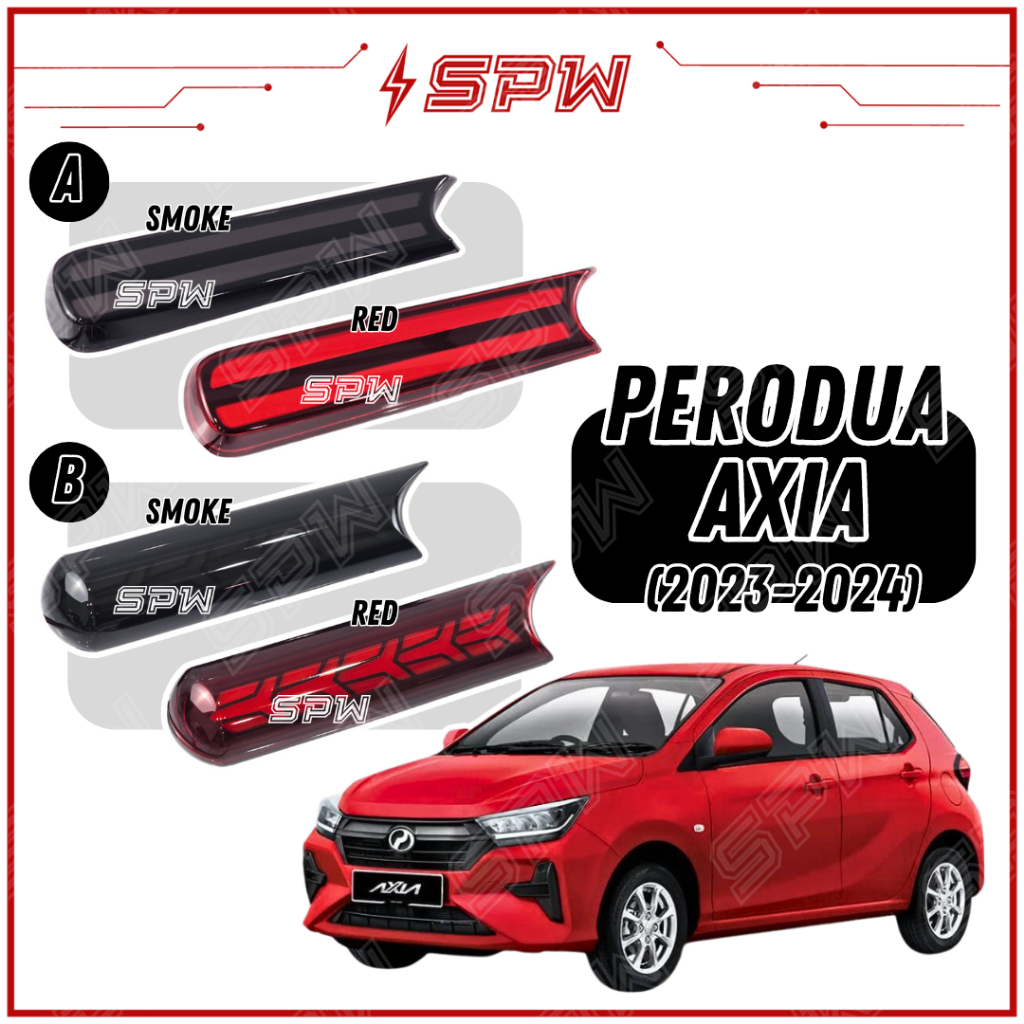 Perodua Axia (2023-2025) Reflector Rear Bumper LED All New Axia DRL ...