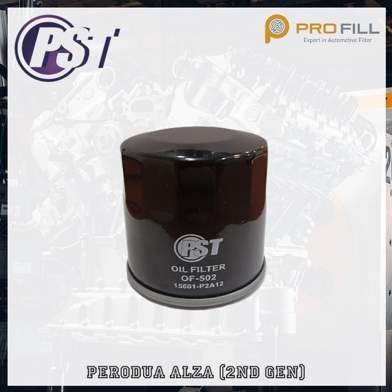 PST Oil Filter 15601-P2A12 (OF-502) - Perodua Alza (2nd Gen) 2022 ...