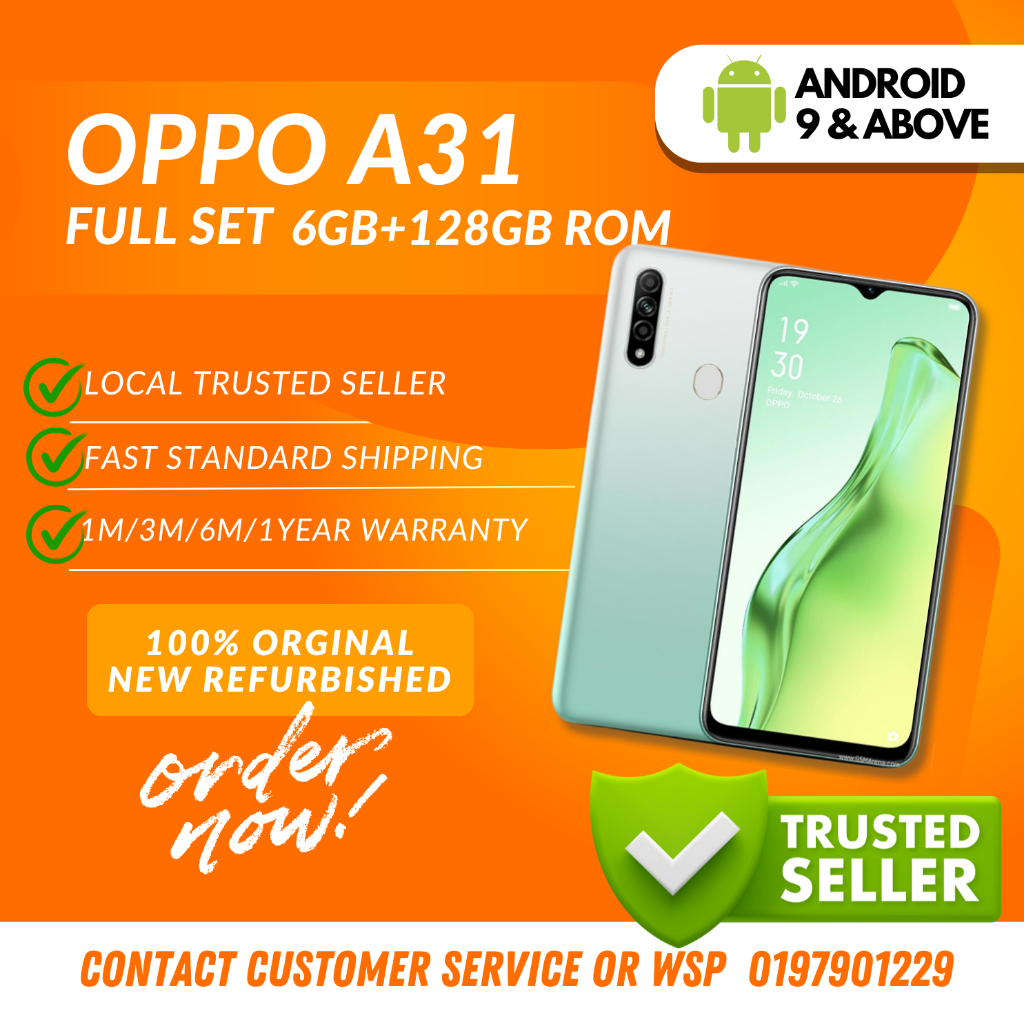 (ORI) OPPO A31 8GB+256GB ROM NEW I Full Set Refurbished 100% Original ...