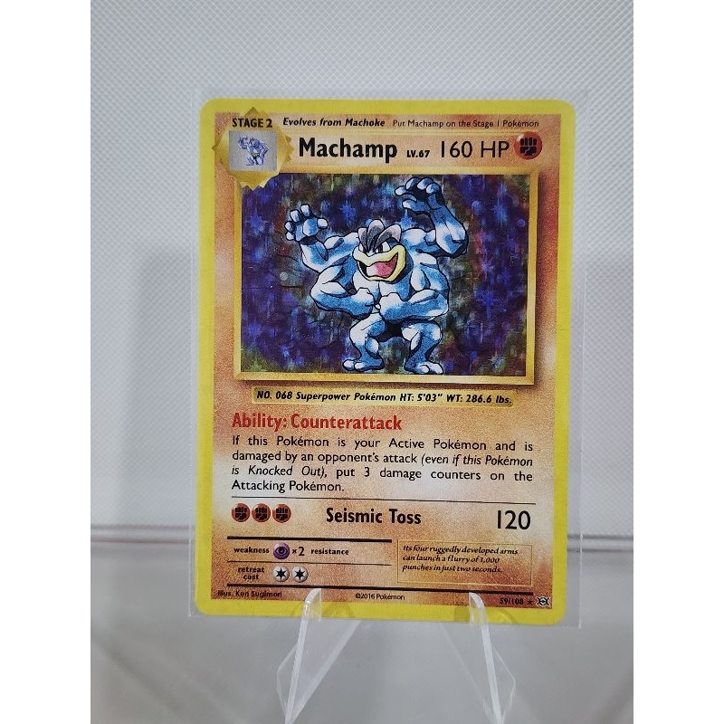 2016 Machamp Card (Rare Holo) | Shopee Malaysia