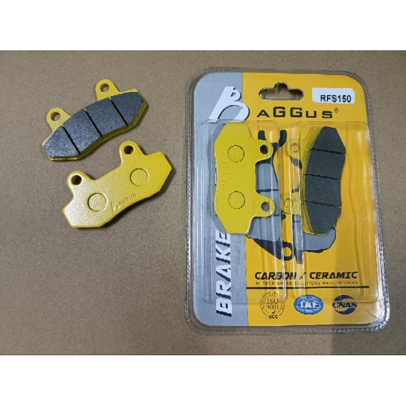 RFS150 FRONT BRAKE PAD CERAMIC / CARBON MOTOR~MR2 / MR3/ DTM150 /TH110 ...