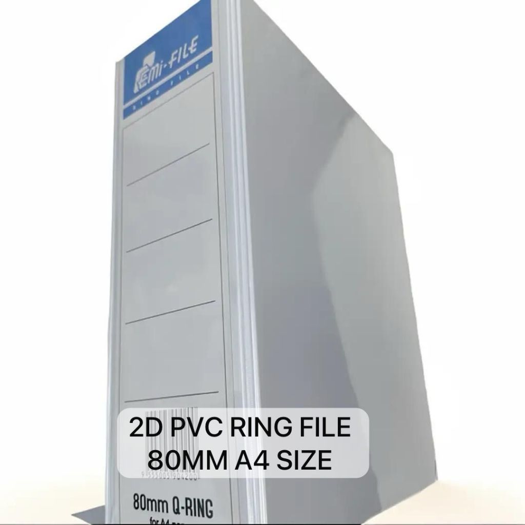 2D PVC RING FILE 80MM A4 SIZE | Shopee Malaysia