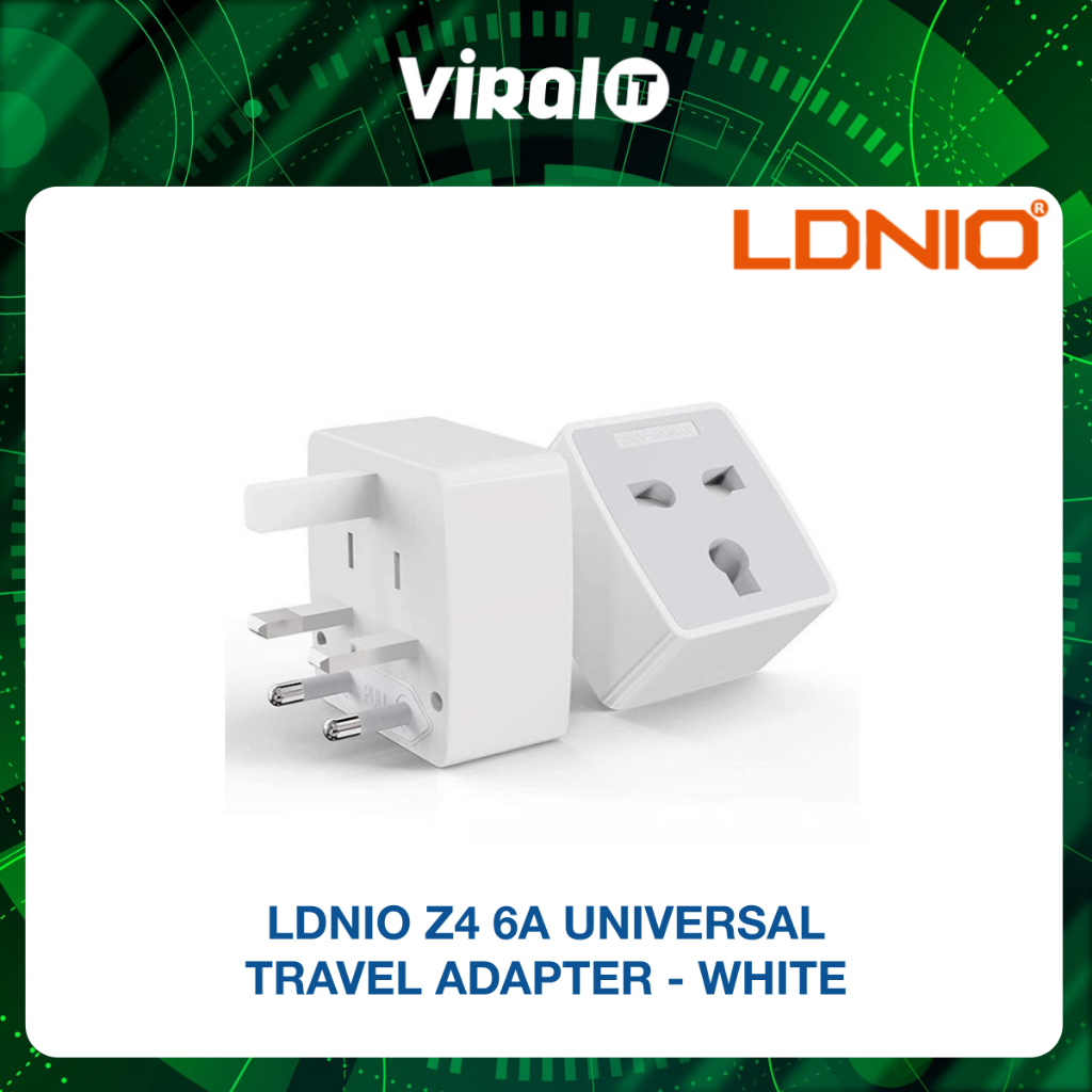 LDNIO Z4 6A UNIVERSAL TRAVEL ADAPTER | Shopee Malaysia