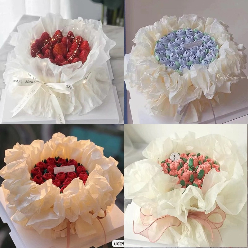 Sydney Flower Paper Bouquet Wrapping Gift Florist Pembalut Bunga 雪梨纸 ...