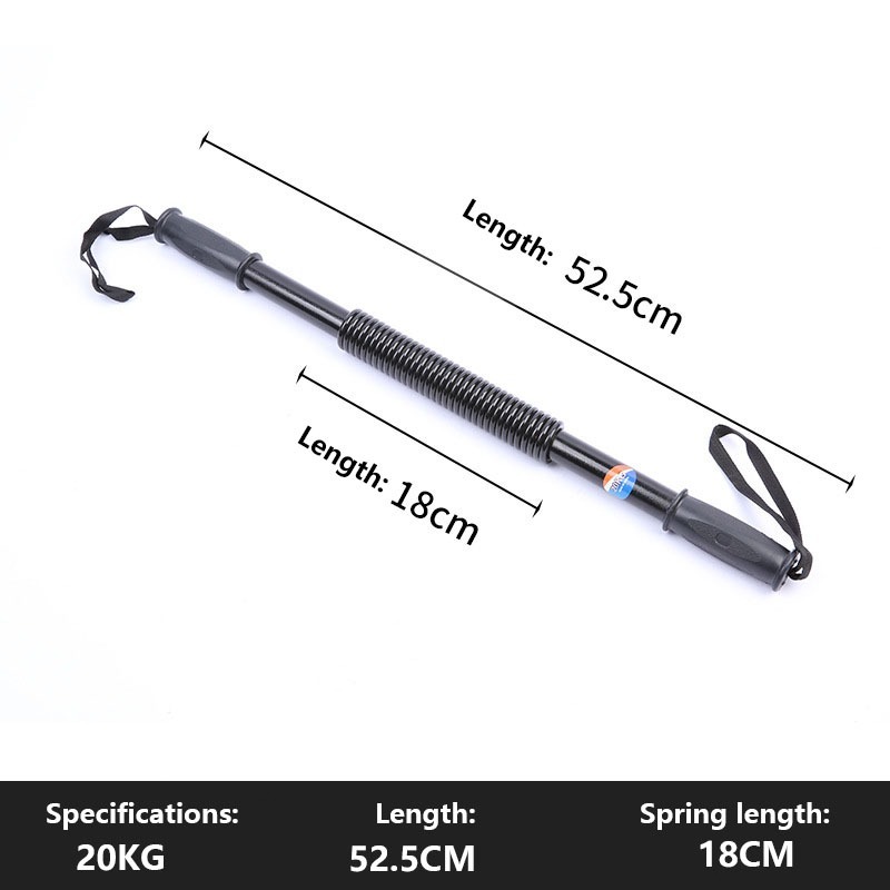 Power Twister Spring Bar Resistance Bar Bend Bar Chest Arm Strength ...