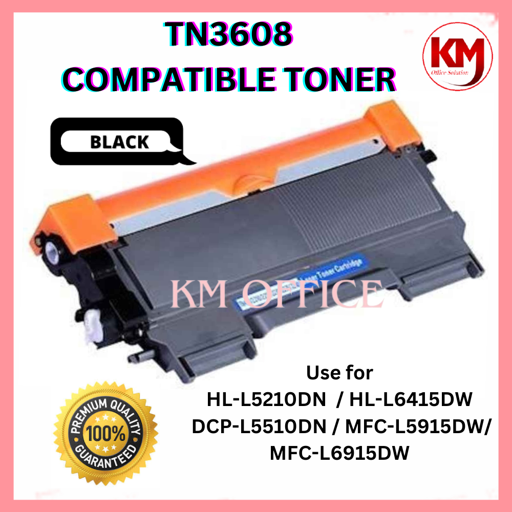 TONER TN3608 TN-3608 with chip Toner HL-L5210DN HL-L6415DW DCP-L5510DN ...