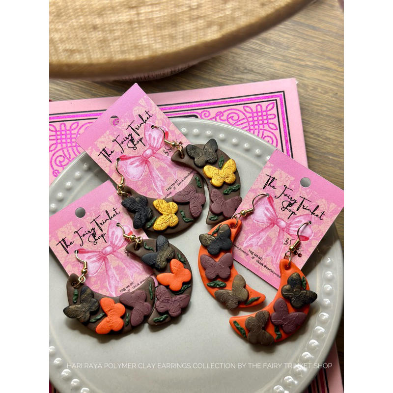 Hari Raya Polymer Clay Earrings Collection | Shopee Malaysia