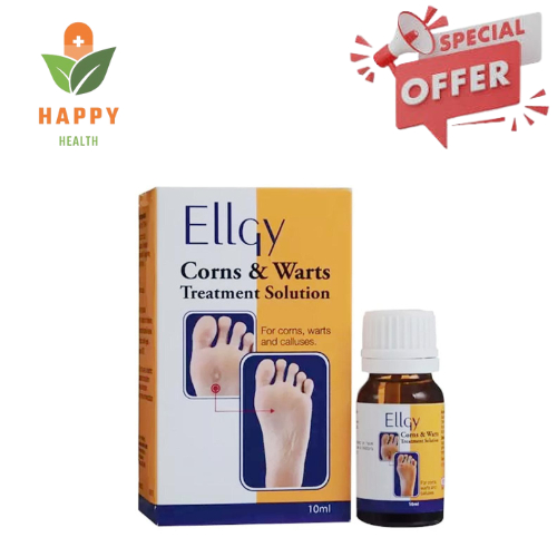 [ Exp 5/2025 ] ELLGY CORNS & WARTS TREATMENT SOLUTION 10ML | Shopee ...