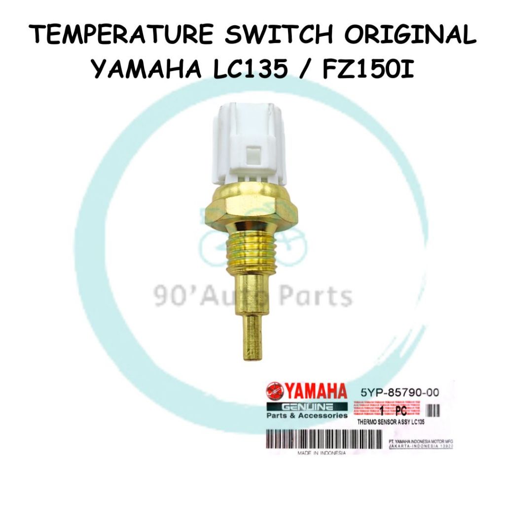 TEMPERATURE SWITCH ORIGINAL MOTOR YAMAHA LC135 135LC FZ150 I FZ150I 5YP ...