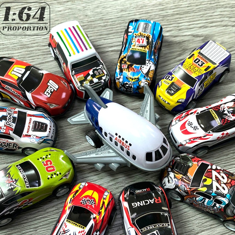 1 Piece Random Mini pull-back alloy 1:64 sports car toy boy racing car ...