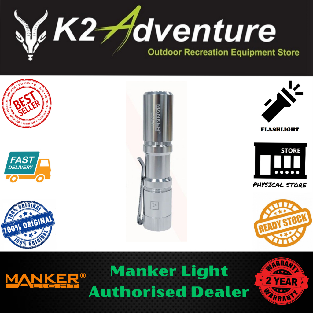Manker E05 II NW SILVER Neutral White LED 800L Rechargeable EDC ...