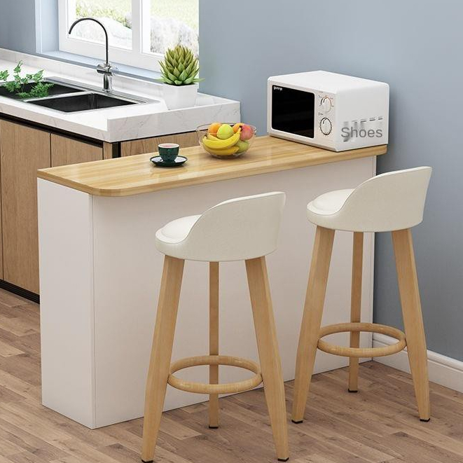 Simple household beverage bar table multifunctional round corner ...