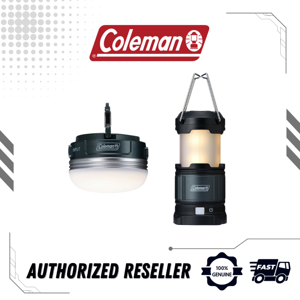 Coleman Metallic Green Hanging E-Light / Rugged Packaway Lantern (Original) | Shopee Malaysia