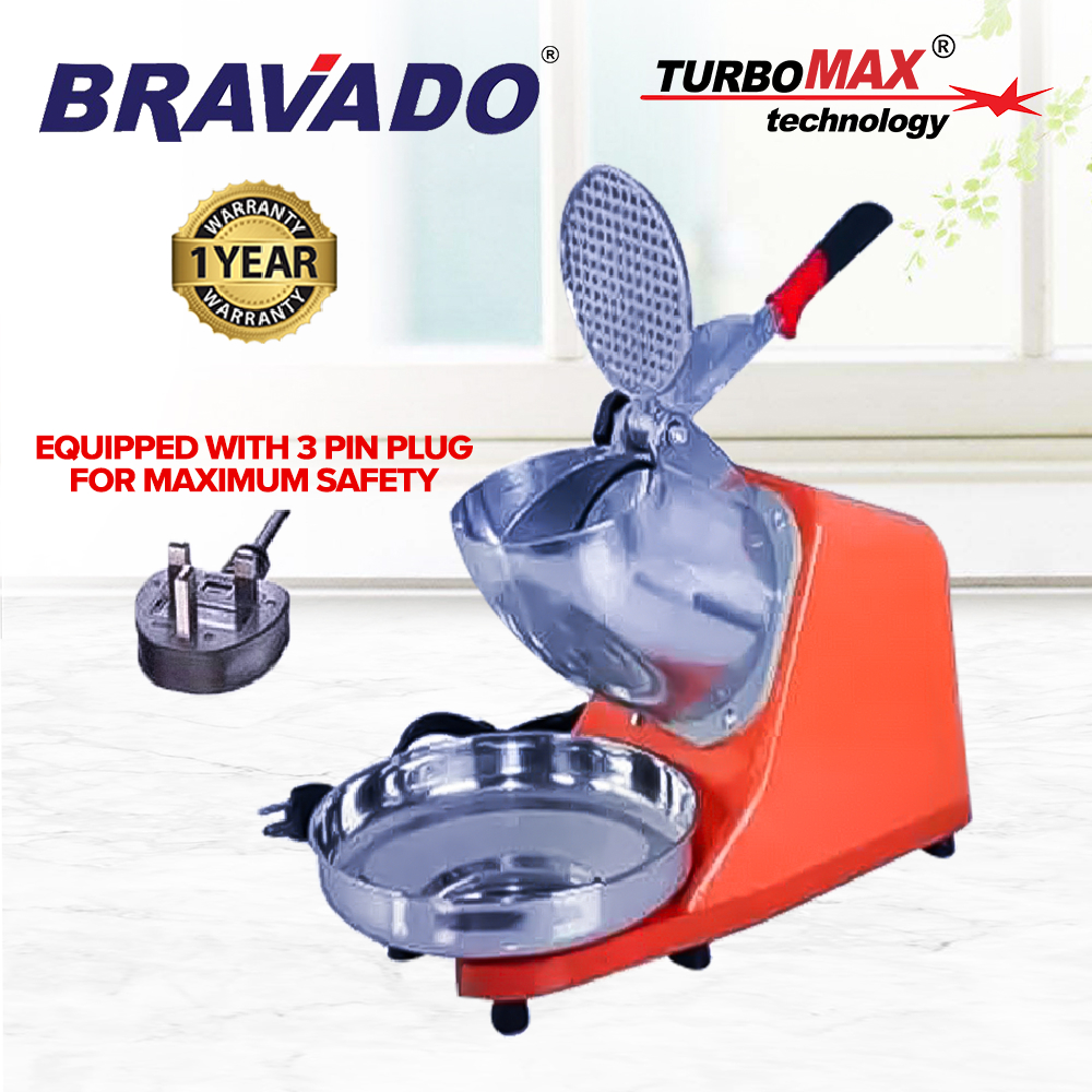 BRAVADO TurboMAX 300W Single Blade Ice Crusher | Ice Shaver | Ais ...
