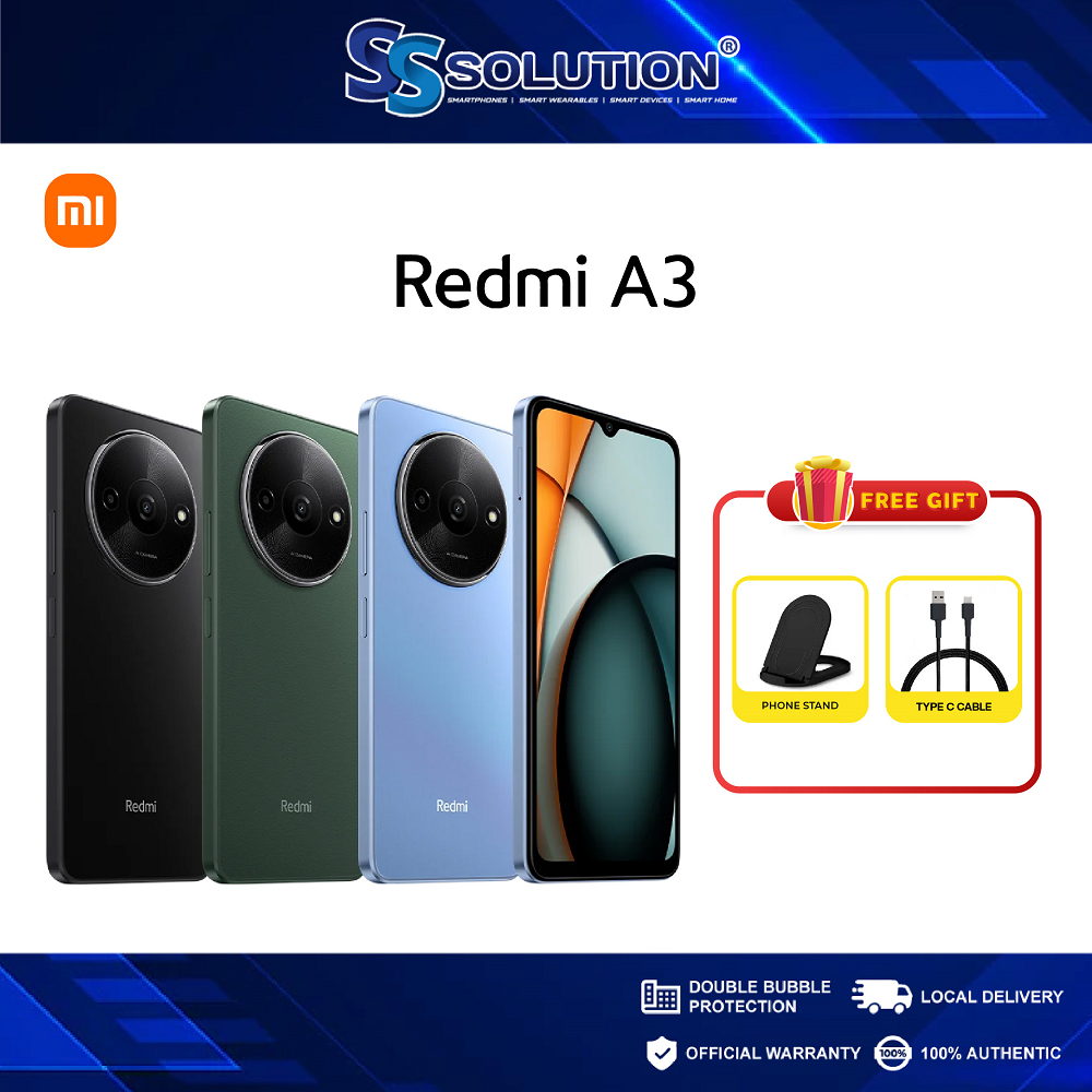Xiaomi Redmi A3 l (4/3+4GB) Extended RAM + 128GB/64GB ROM l 6.71" Up to ...