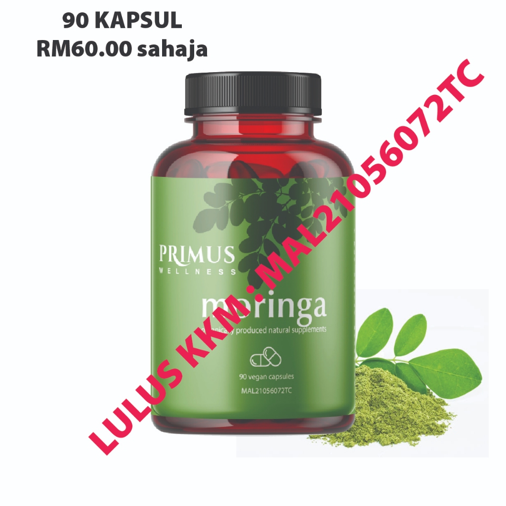 KAPSUL MORINGA LULUS KKM (90 biji) - KKM Approved Moringa Capsules by ...