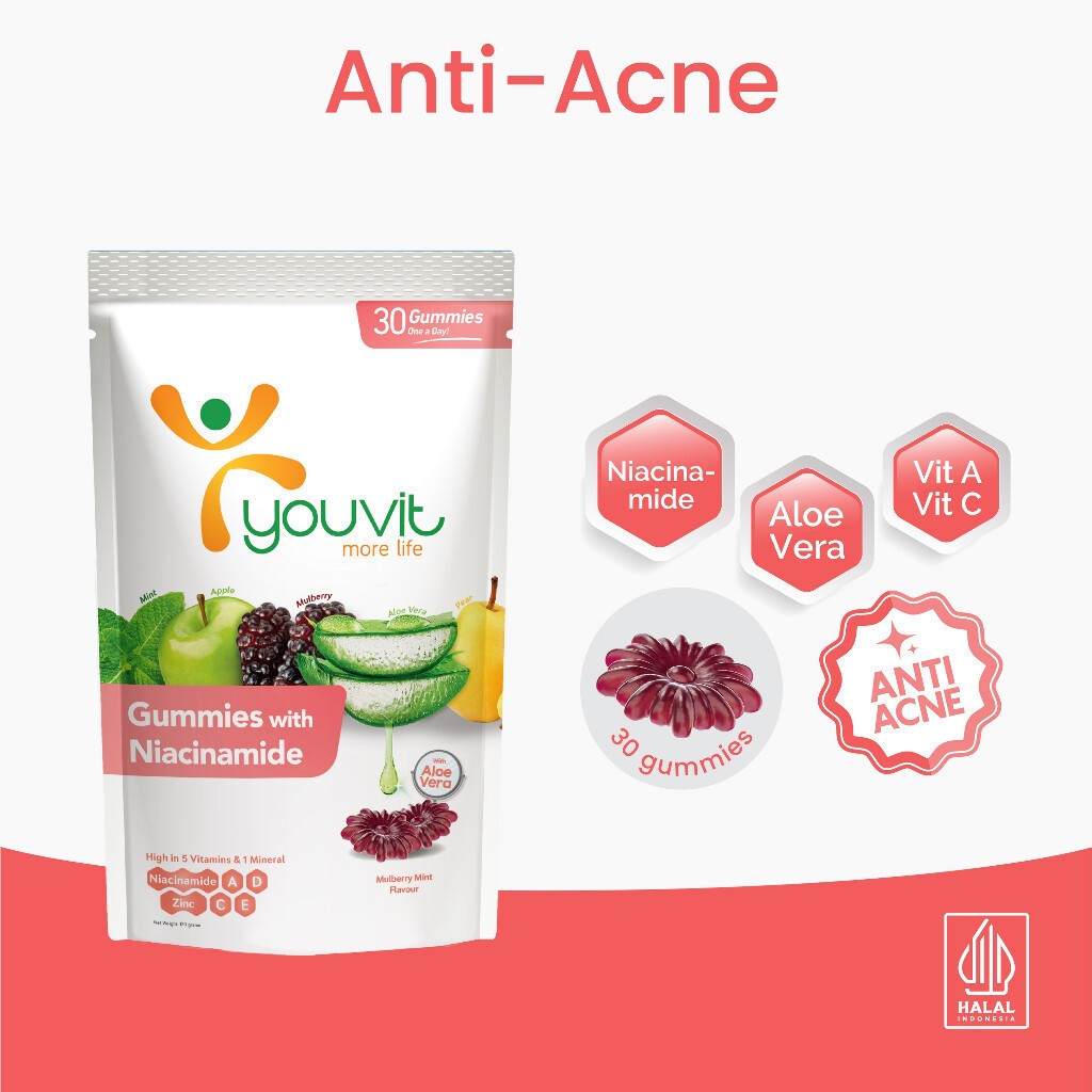Youvit Niacinamide Gummies (30's) | Shopee Malaysia