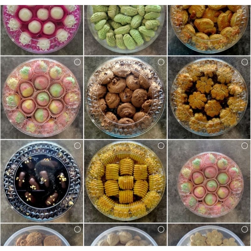 Kuih Raya Cookies Lotus Biscoff Nutella Pelbagai Biskut Kuih Homemade Pineapple Tarts Tat Tart