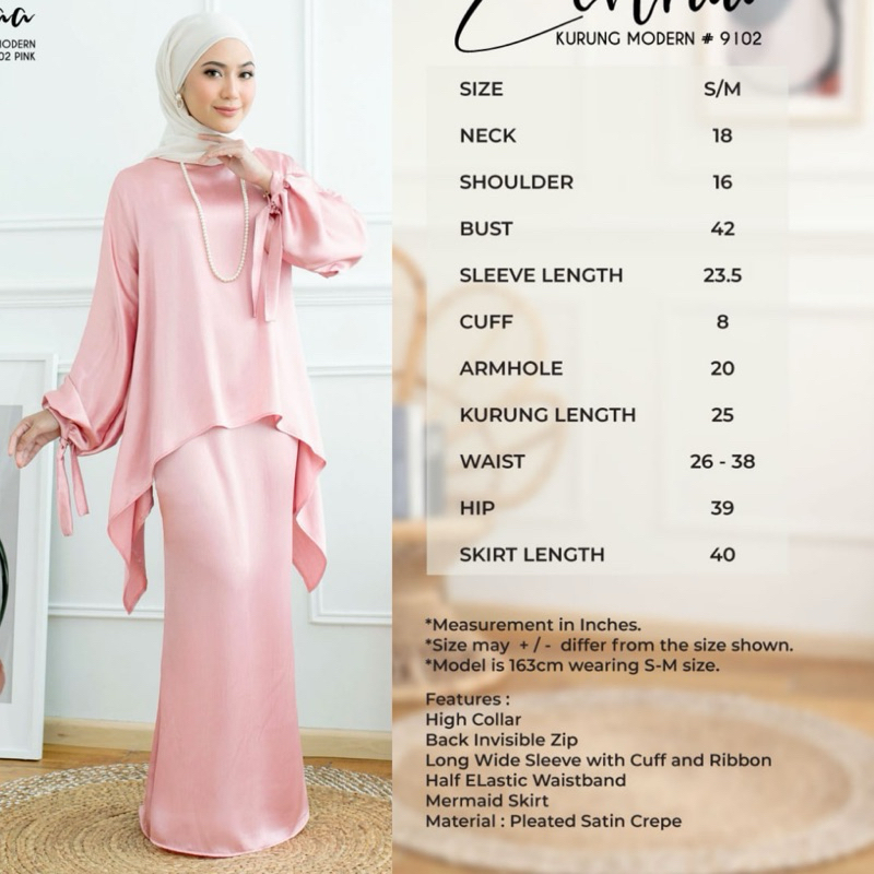 (S-XL) PINK / PEACH / DUSTY PINK TEMA BAJU KURUNG DRESS BRIDESMAID ...