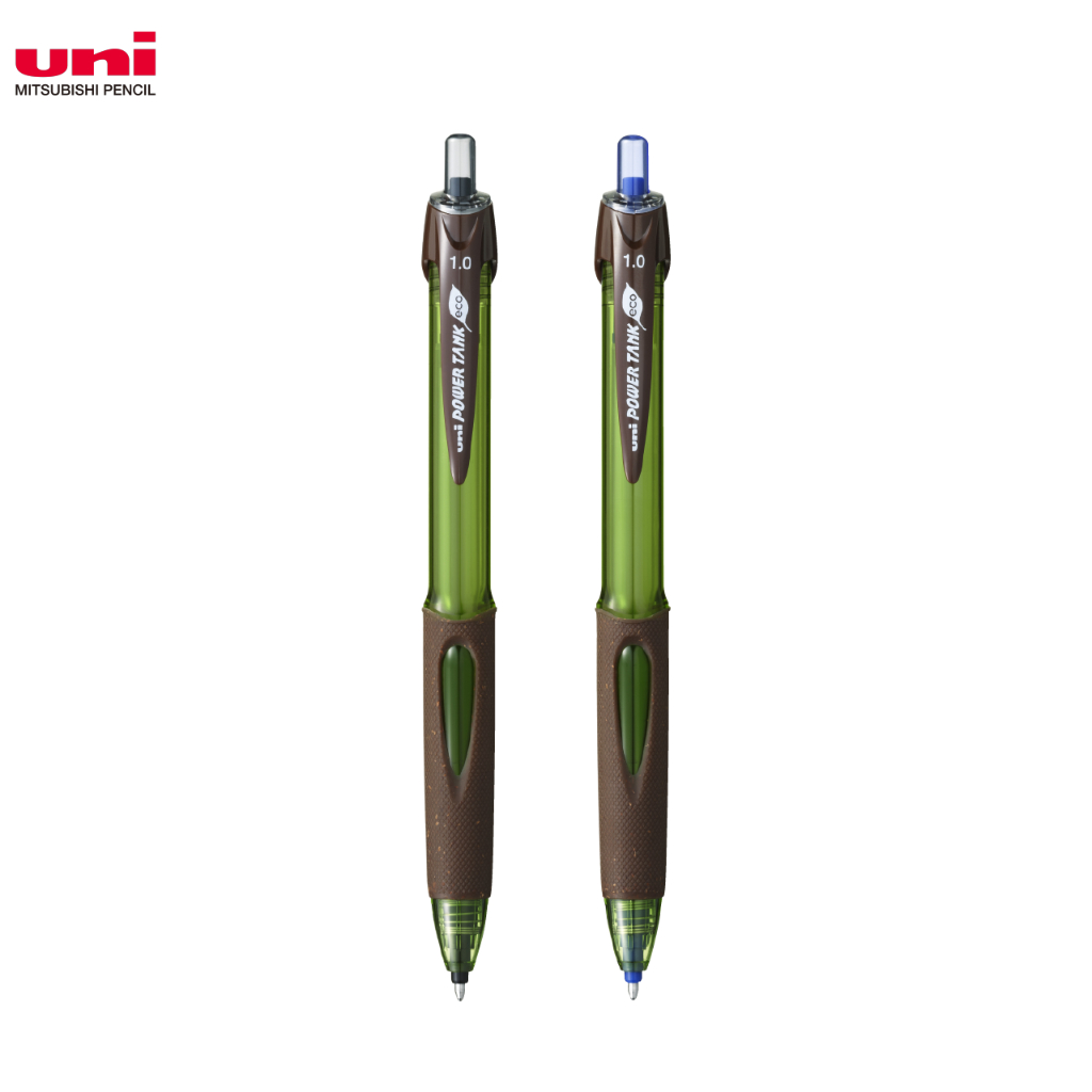 Uni Power Tank Pressurized Ball Point Pen Eco Leaf 1.0mm STOCK ...