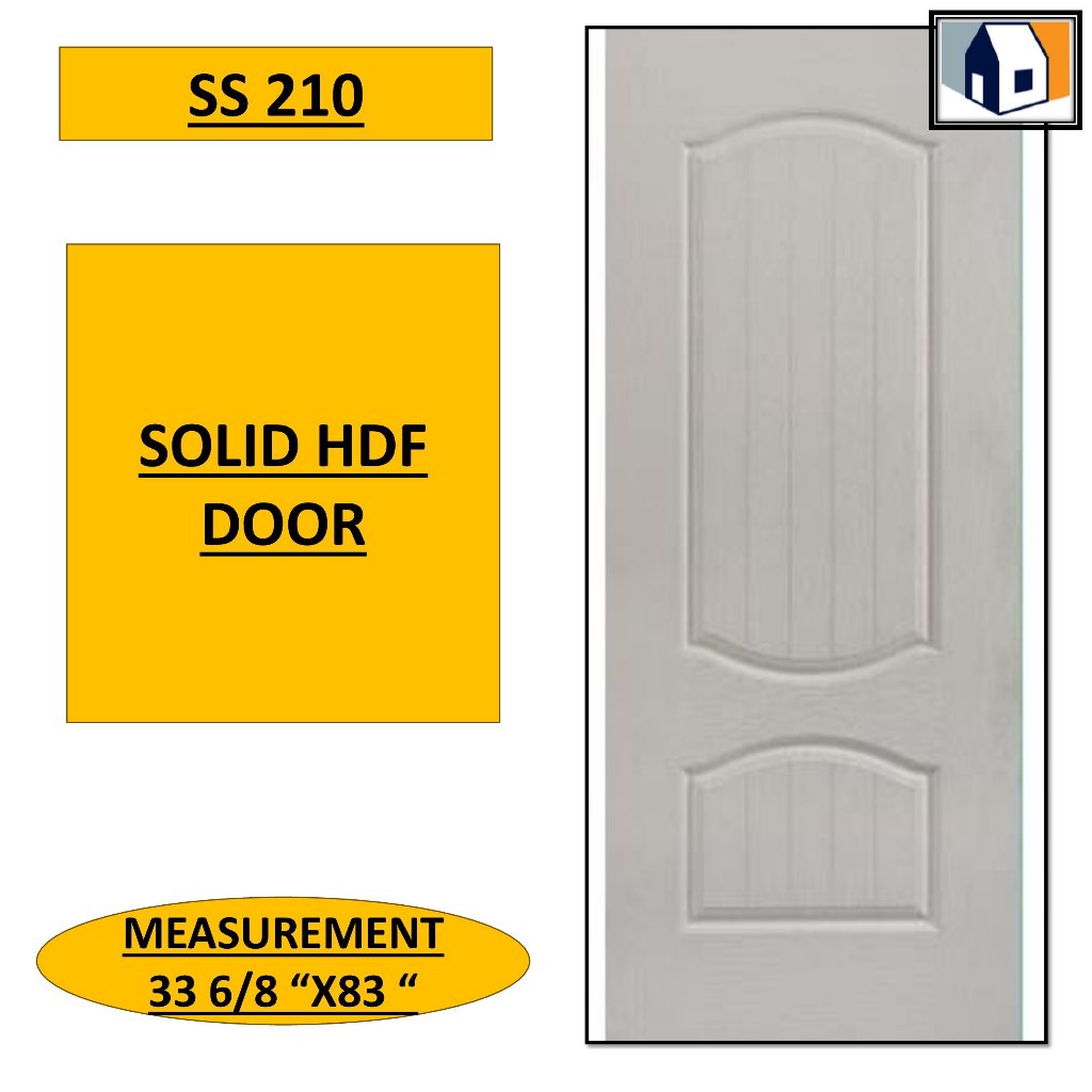 Solid HDF Moulded Skin Door Size 33'' 6/8 X 83'' With Door White SKIN ...