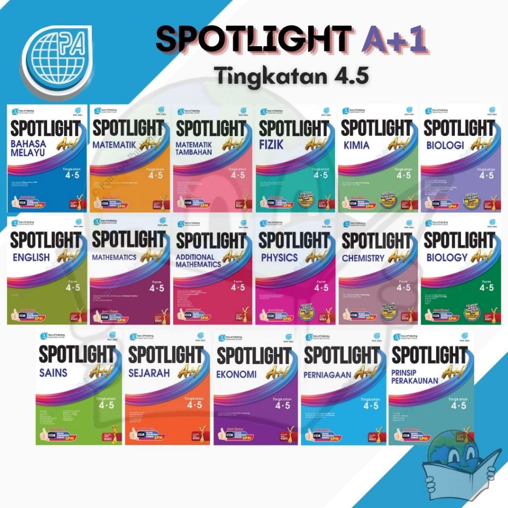 Buku Rujukan Spotlight A+1 SPM KSSM 2022 Tingkatan 4.5 - BM/Eng/Sej ...