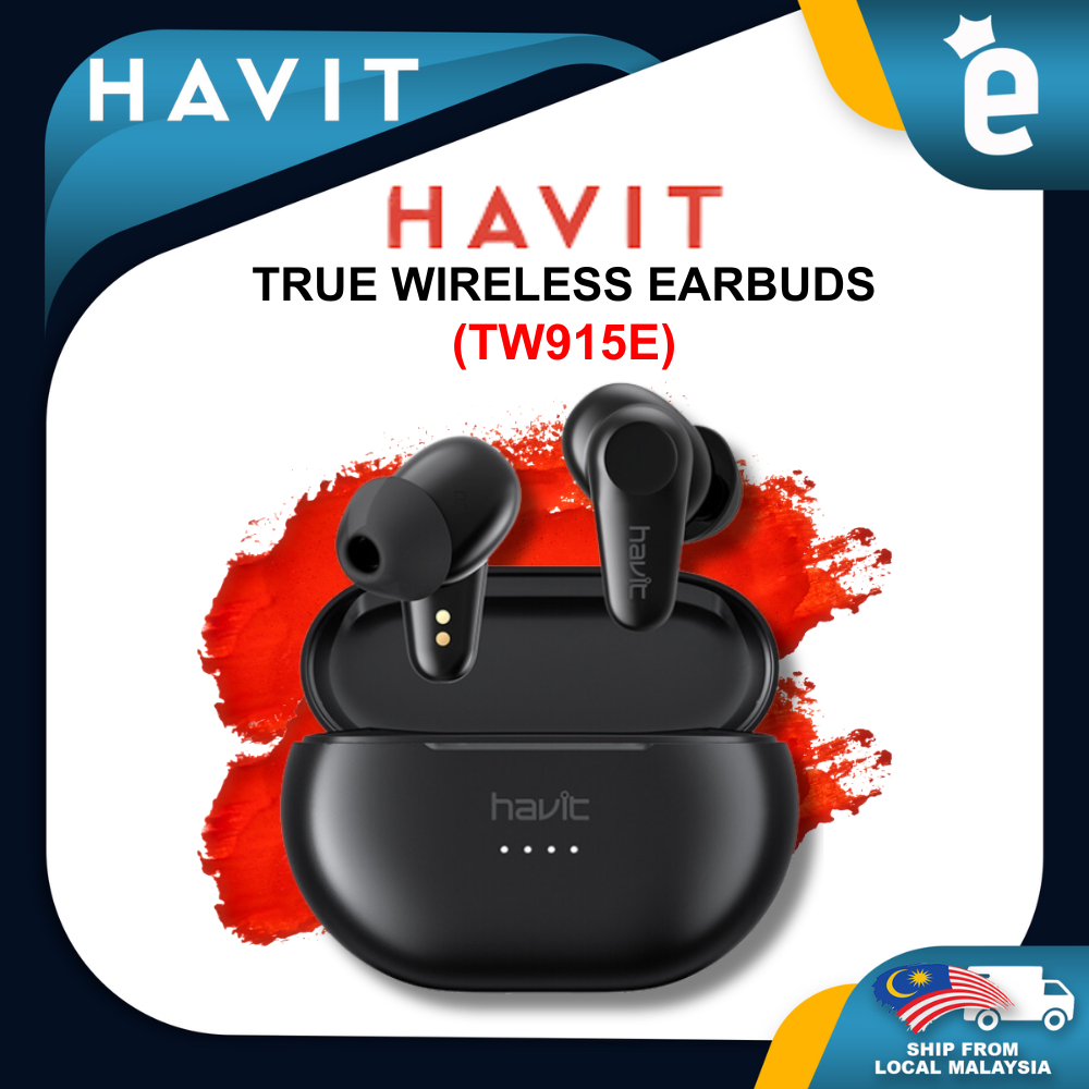 Havit TW915E Type-C Surround Sound Dual Mic ENC IPX5 Sweatproof ...