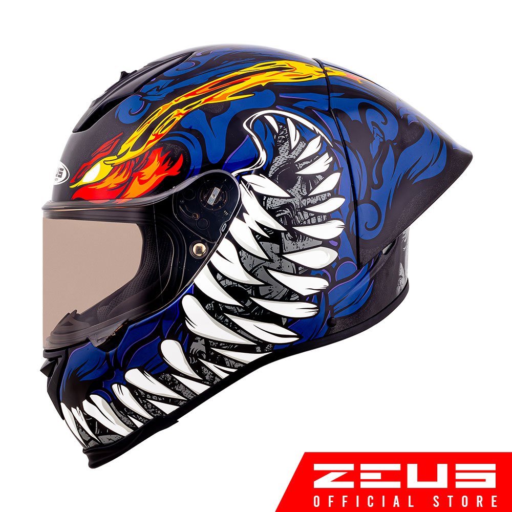 ZEUS HELMETS ZS-1900 FULL FACE HELMETS 2024 (COMES WITH SPOILER ...