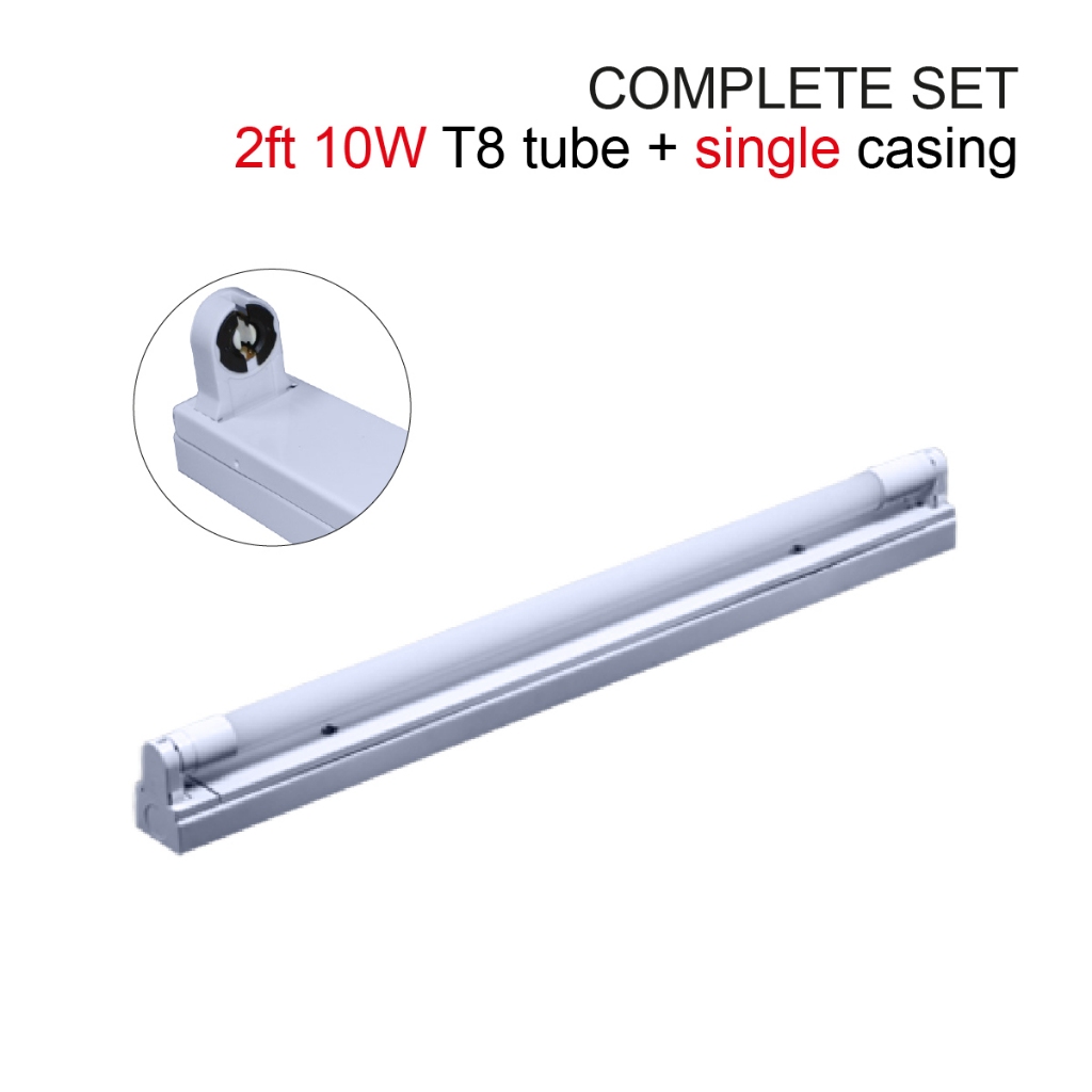 (Sirim) T8 LED Light Tube 2FT 4FT LED Fluorescent Extra Bright Wall Ceiling Lighting Lampu ...