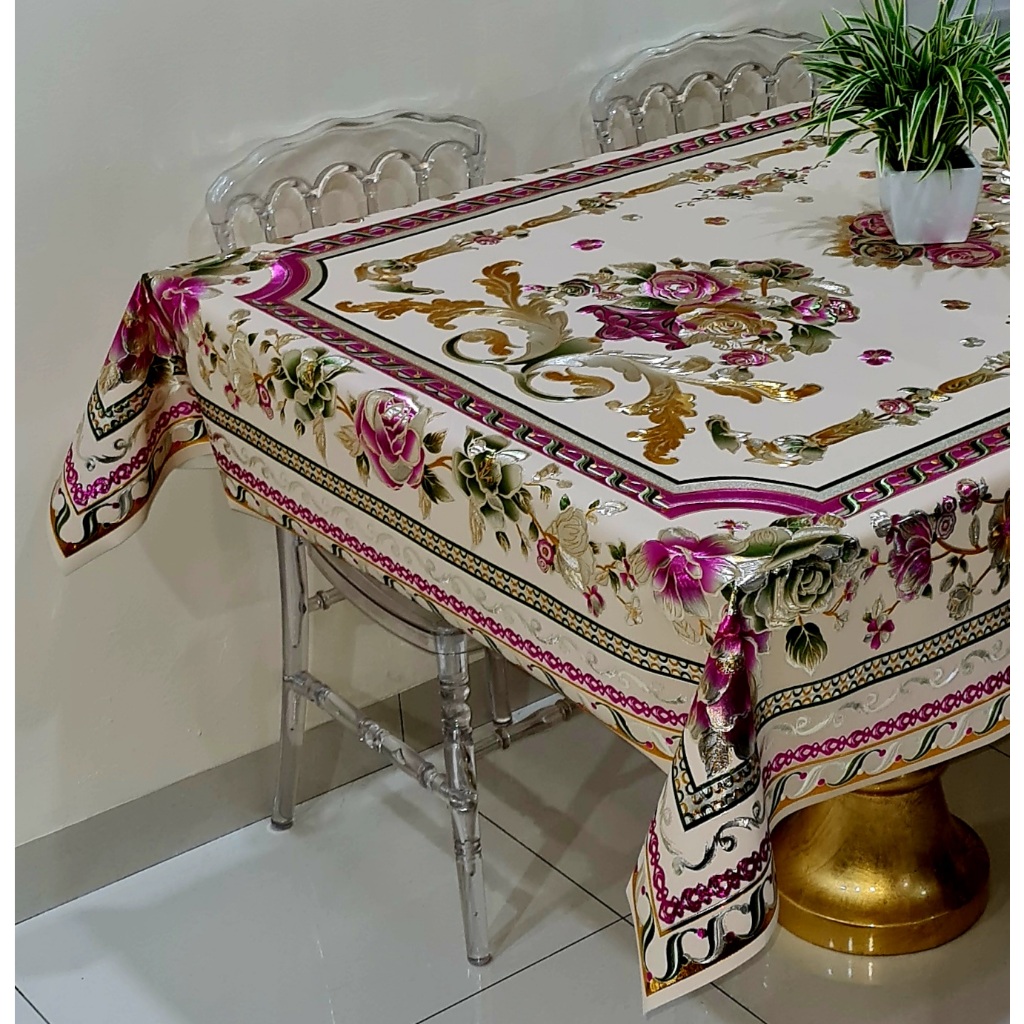 Alas Meja Makan 6 Kerusi Corak Exclusive READY STOCK ! # lapik meja ...
