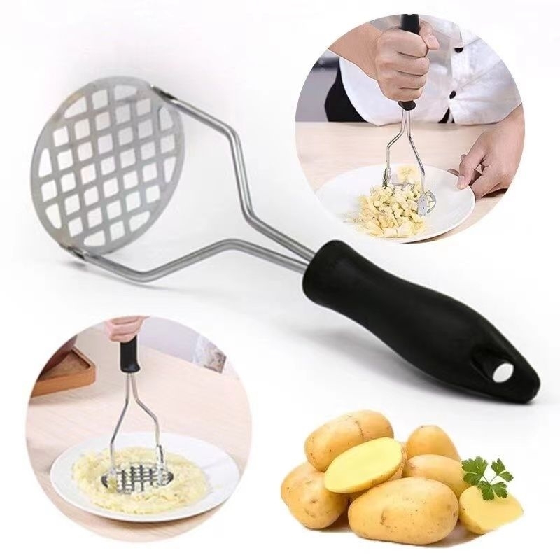Stainless Steel Potato Masher/Burger Press/Mashed Potato Maker | Shopee ...