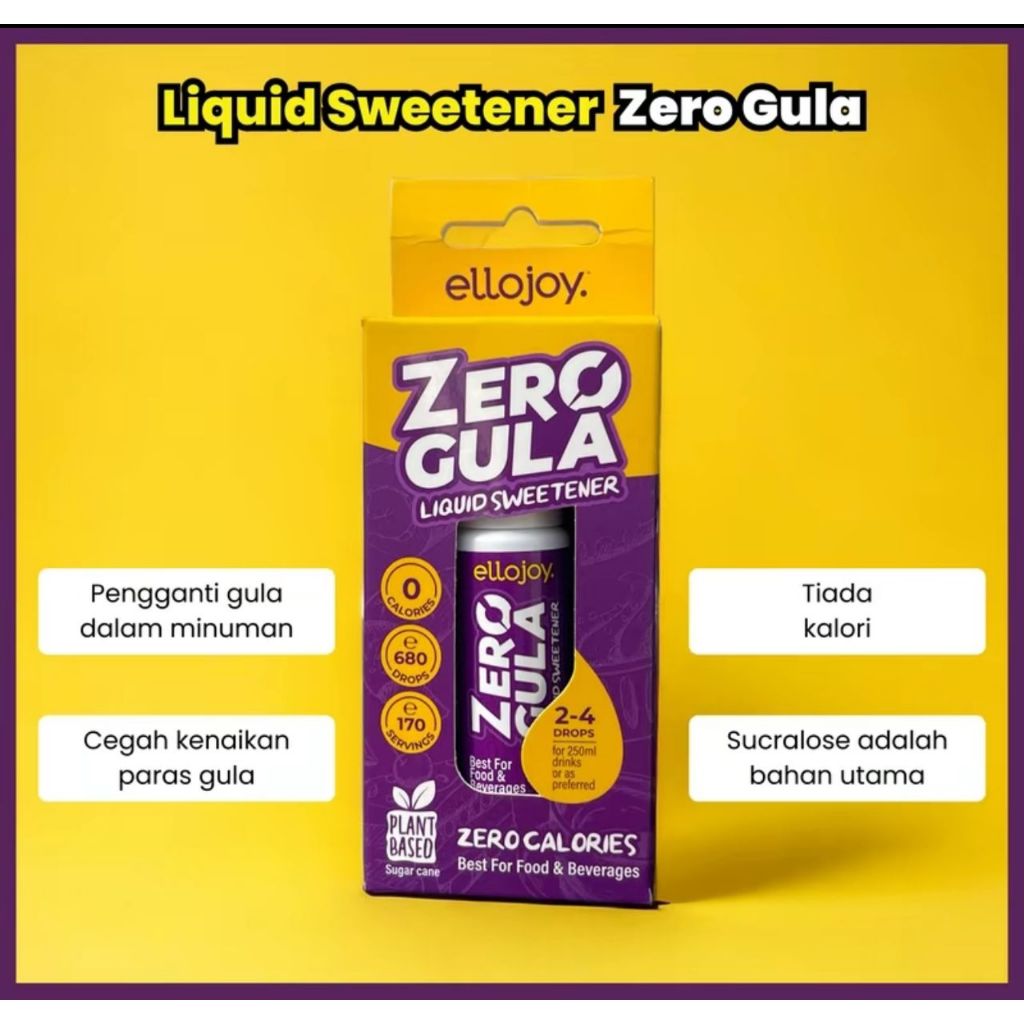 Ellojoy Zero Gula Sweetener | Shopee Malaysia