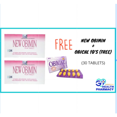 [Ready Stock} New Obimin 10's / 30's FOC Obical 10's (suitable for ...