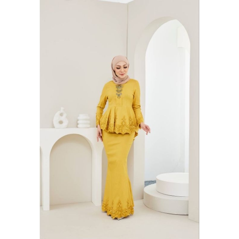 🔥🔥 SOFEA ROSE/ZINNIRAH KEBAYA MODEN RAYA 2024 TUNANG NIKAH | Shopee ...