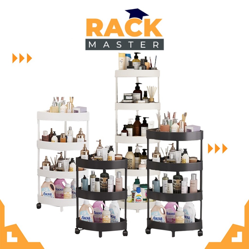 𝗥𝗔𝗖𝗞 𝗠𝗔𝗦𝗧𝗘𝗥 Multilayer Tri-Corner Rack Bathroom Corner Shelf Triangular ...
