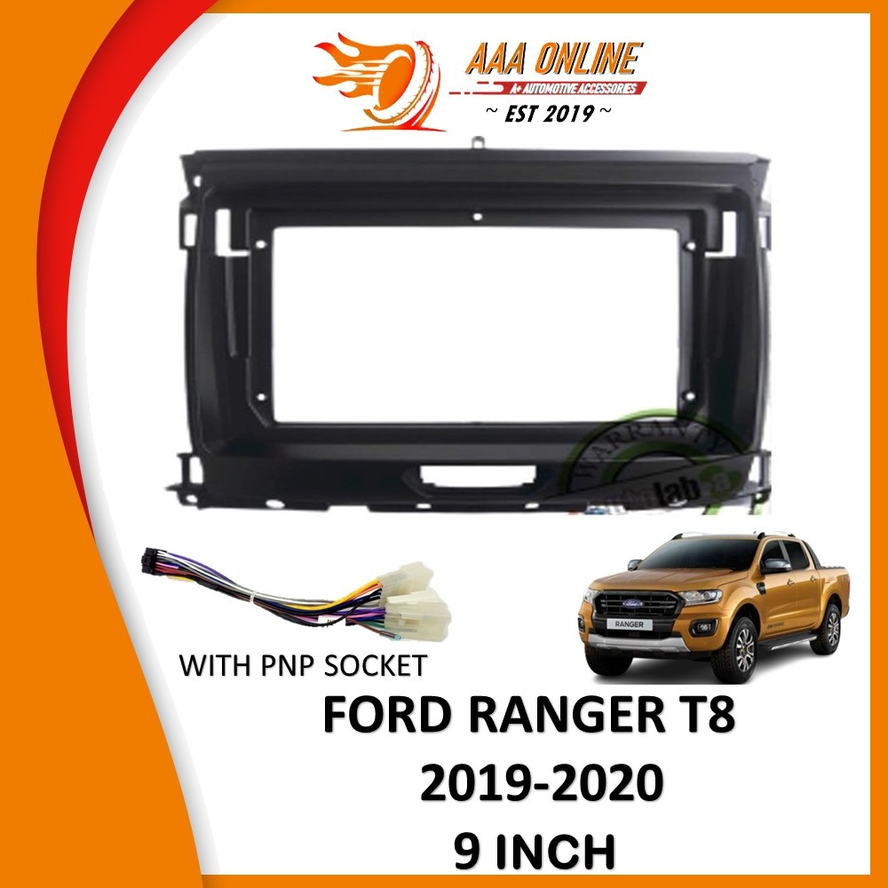 Android Player Casing FORD RANGER T8 9'' 2019-2020-BLACK (WIth PNP ...