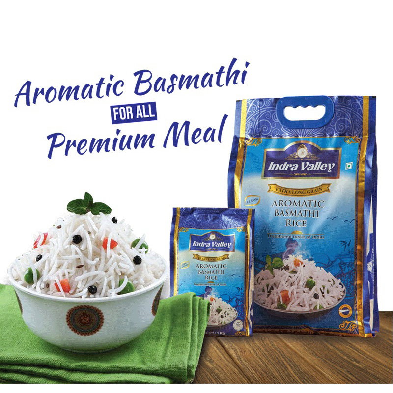 Indra Valley Basmathi Rice pusa 1121 5kg | Shopee Malaysia
