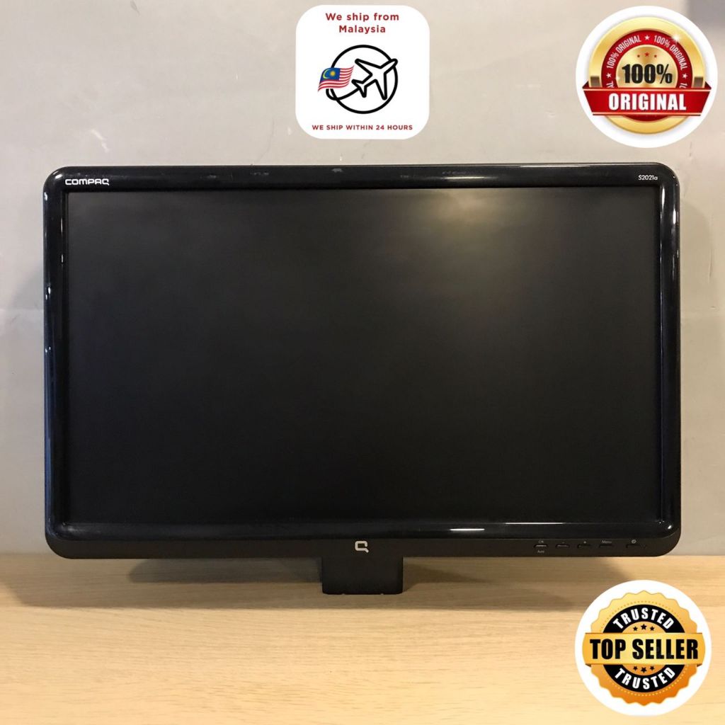 COMPAQ S2021A MONITOR 20" 100% ORIGINAL USE | Shopee Malaysia