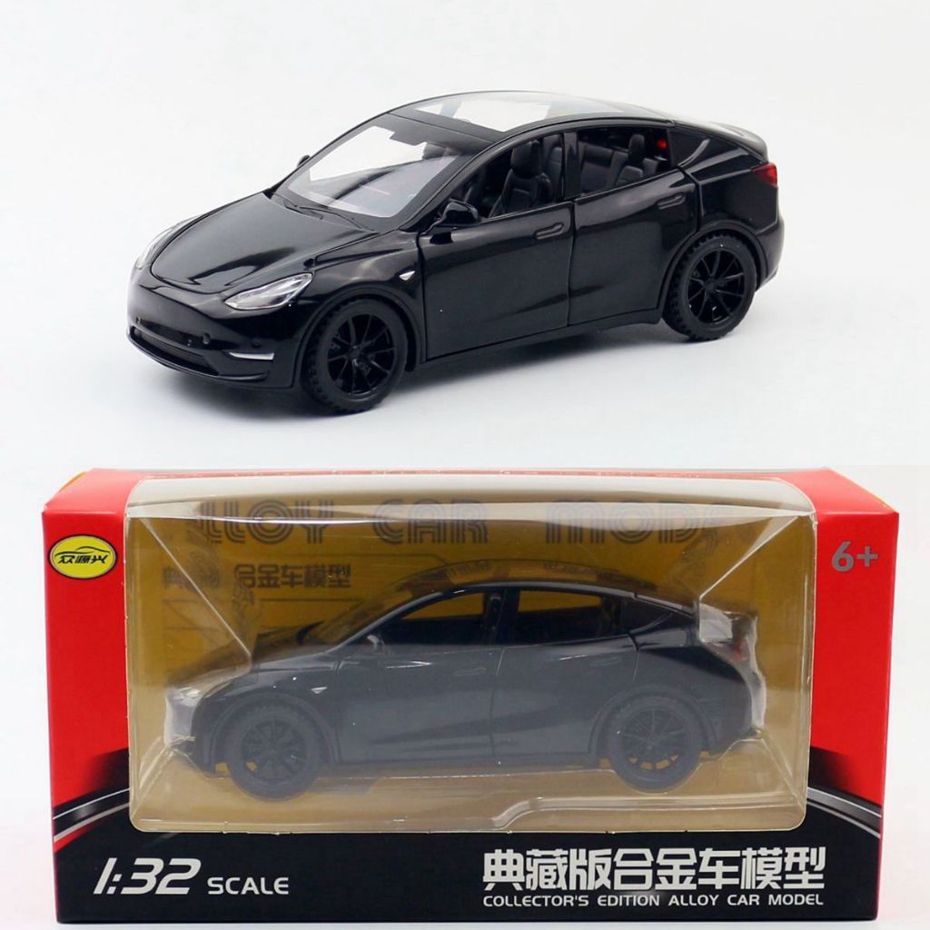 Tesla Model Y SUV Diecast Car Model Pull Back Car Diecast Model Toy ...
