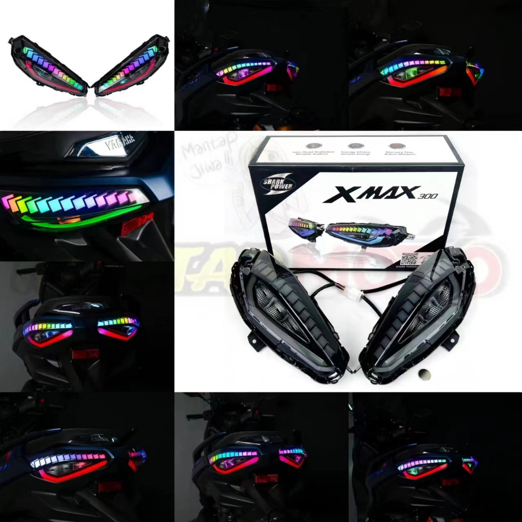 XMAX V2 TAIL LAMP LED MATA GABAN DESIGN YAMAHA XMAX250 TAIL LIGHT ...